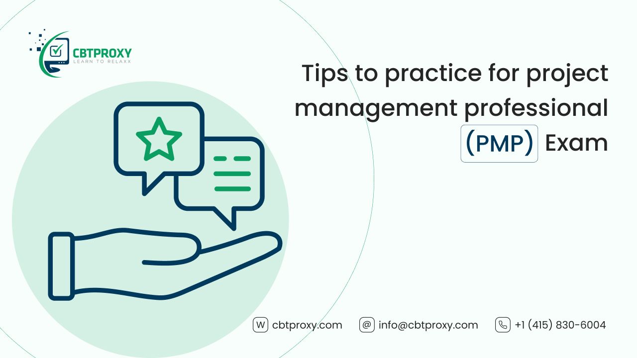امتحان PMP: نصائح للتدرب والاستعداد للامتحان | CBTProxy • Sociocube