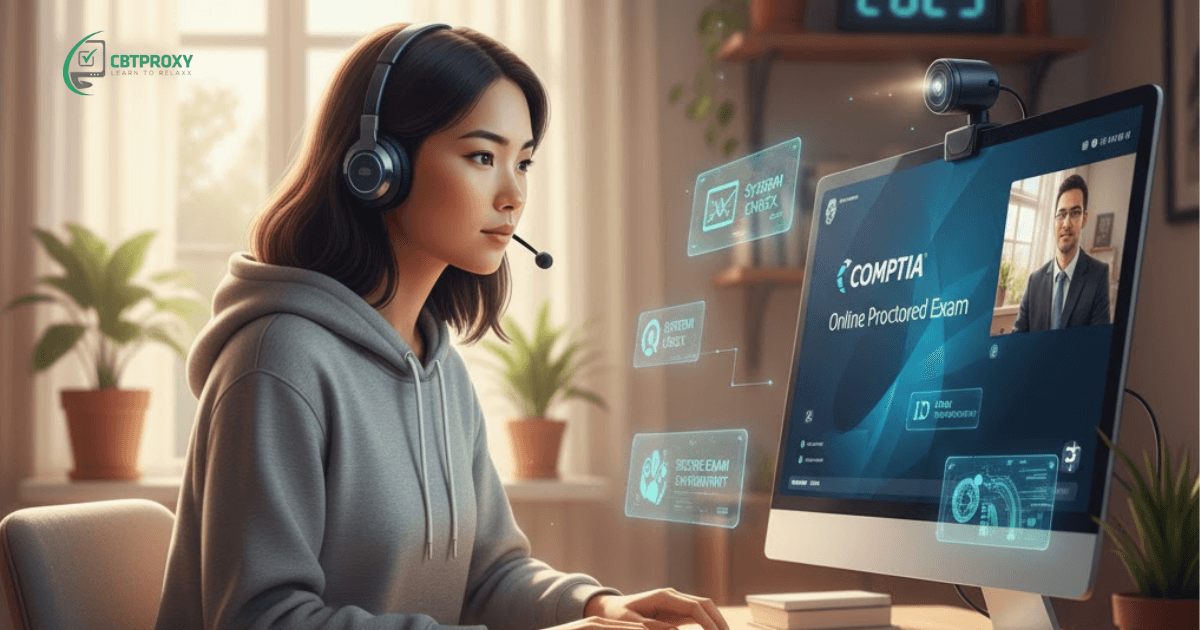 Cómo realizar el examen CompTIA desde casa: Guía paso a paso para 2025 • CBTPROXY