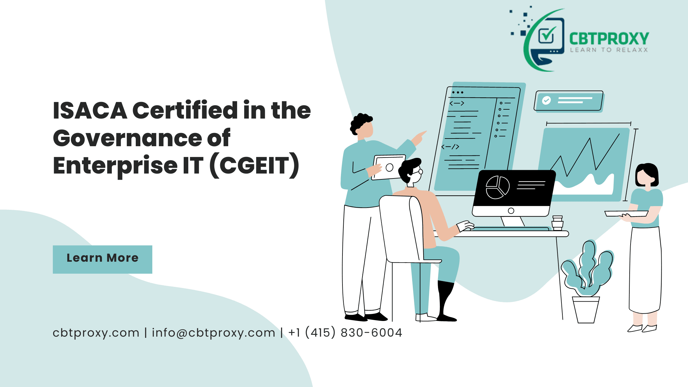 شهادة معتمدة من ISACA في حوكمة تكنولوجيا المعلومات المؤسسية (CGEIT) • CBTPROXY